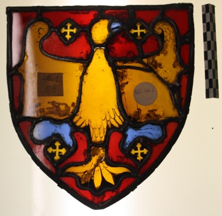 ARVIVA - Vitrail du musée du Berry de Bourges, Écu armorié de la ...